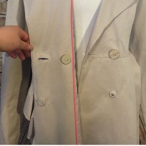 T Tahari | Jackets & Coats | New Tahari Ruffle Detail Trench Coat ...